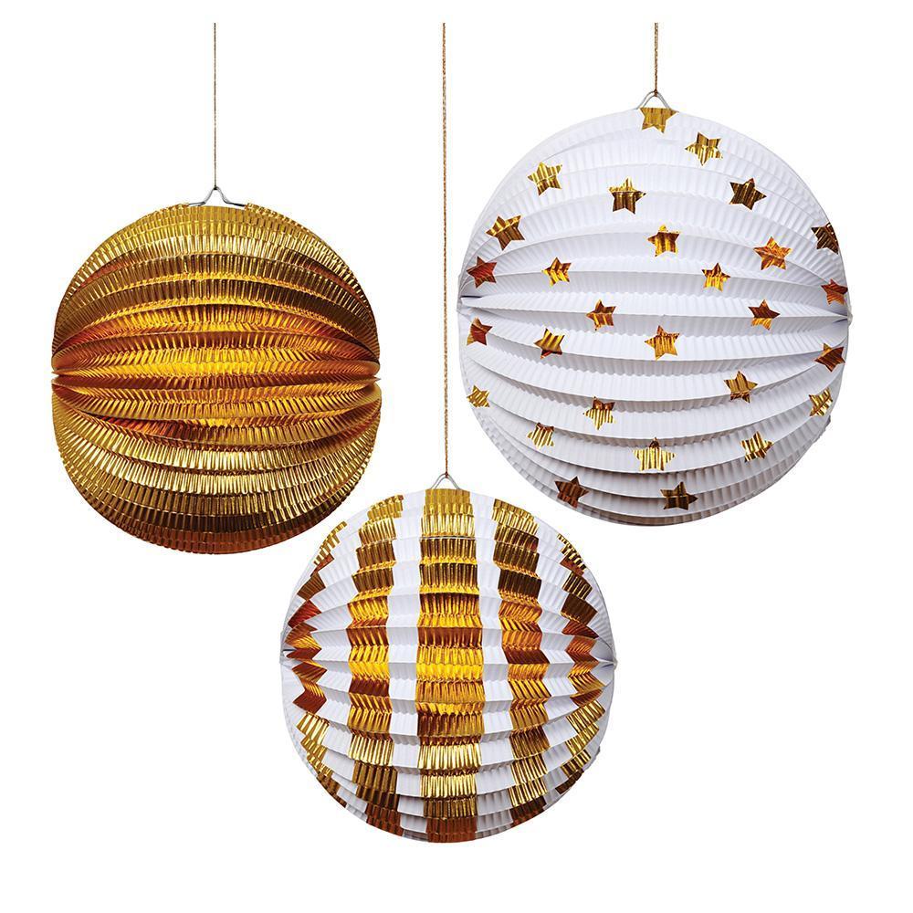 Meri Meri Gold Foil Paper Globes – Revelry Goods